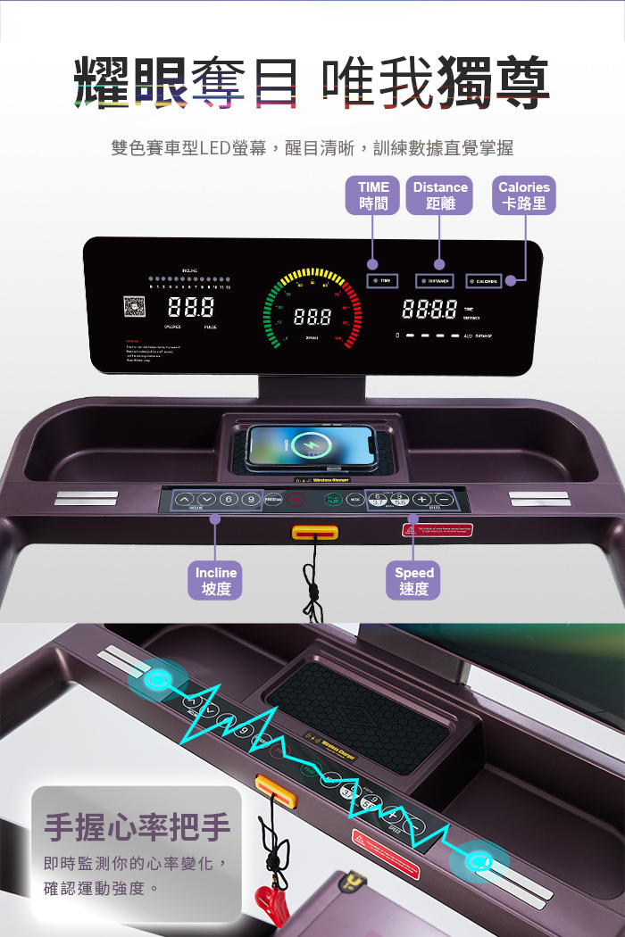 BH 新款跑步機 | Lightning K450 電勁跑步機